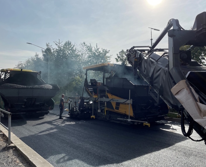 Asphaltbau - amos-bau